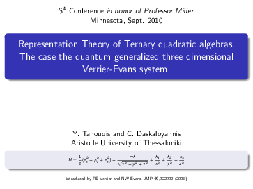 (PDF) Algebraic eigenvalues calculation of the Verrier-Evans generalization of the Coulomb potential