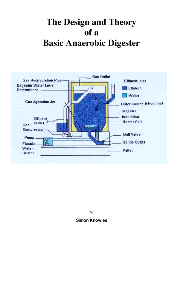 (PDF) The Design and Theory of a Basic Anaerobic Digester