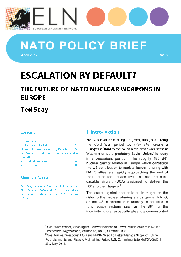 (PDF) NATO POLICY BRIEF