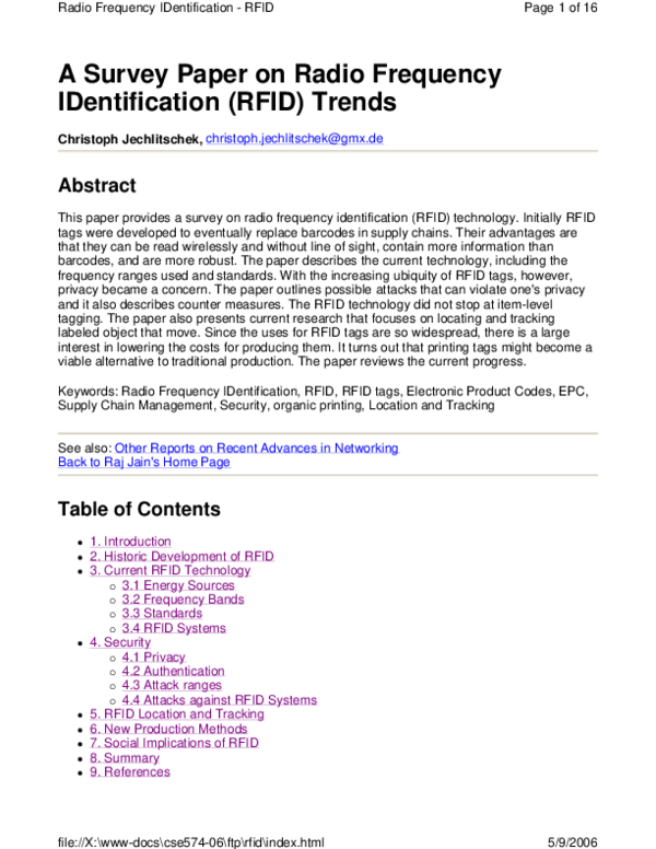 radio frequency bands pdf
