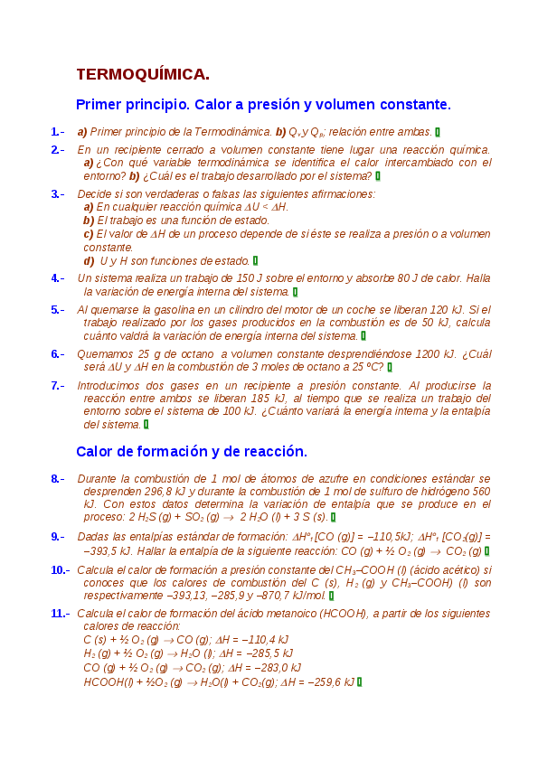 (DOC) 11-Ejercicios de Termodinamica