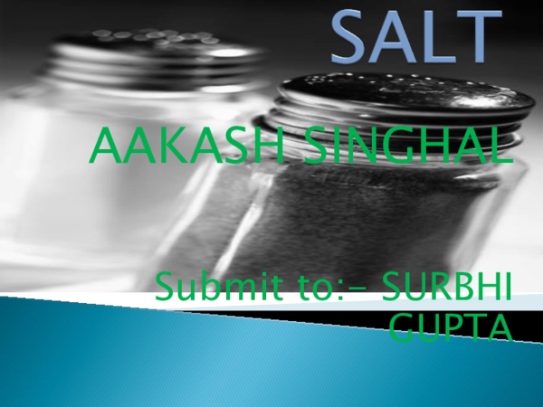 (PPT) Salt presentation