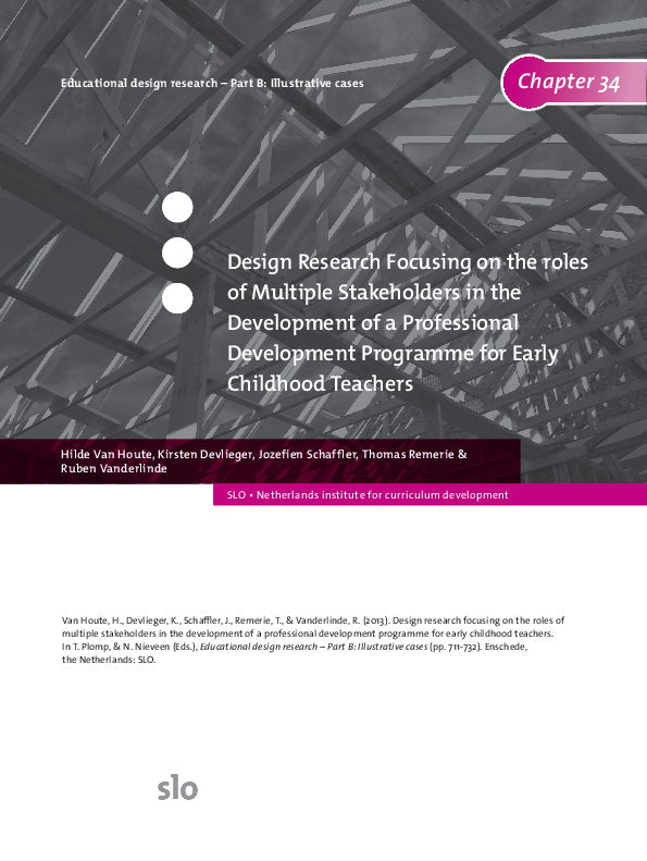 (PDF) Design Research Focusing on the roles of Multiple Stakeholders in ...