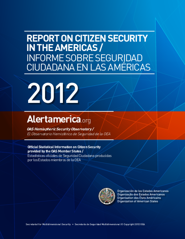 (PDF) REPORT ON CITIZEN SECURITY IN THE AMERICAS / INFORME SOBRE ...