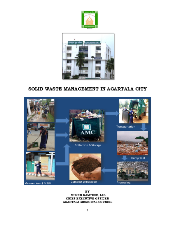 (PDF) SOLID WASTE MANAGEMENT -AN OVERVIEW OF MUNICIPAL SOLID WASTE ...