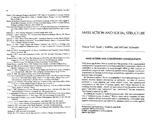 (PDF) Shuva Paul, Sarah J. Mahler, and Michael Schwartz, "Mass Action ...