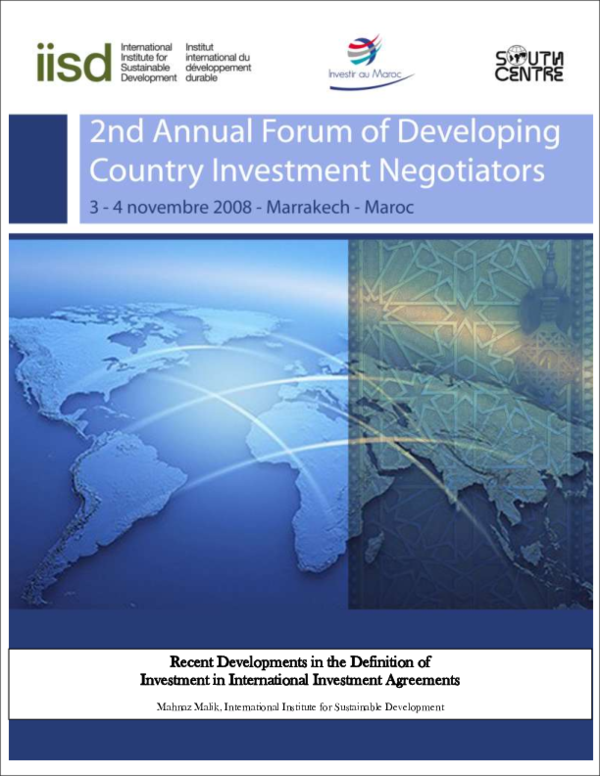 (PDF) Recent Developments in the Definition of Investment in ...