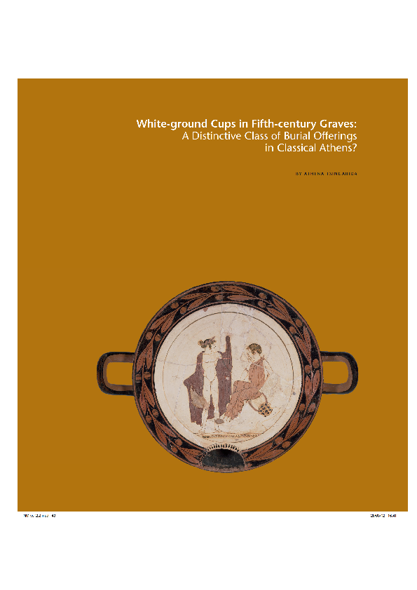 (PDF) White-ground Cups in Fifth-century Graves : A Distinctive Class ...