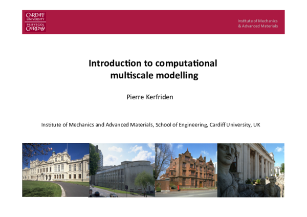 (PDF) Introduction to Computational Multiscale Modelling (Draft)