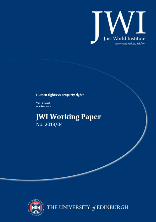Human Rights vs Property Rights