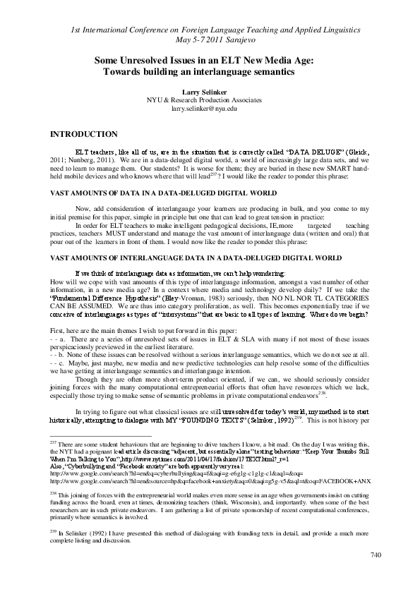 (PDF) Selinker journal