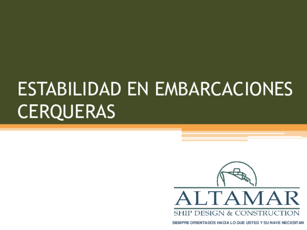 (PDF) Estabilidad en Embarcaciones Pesqueras