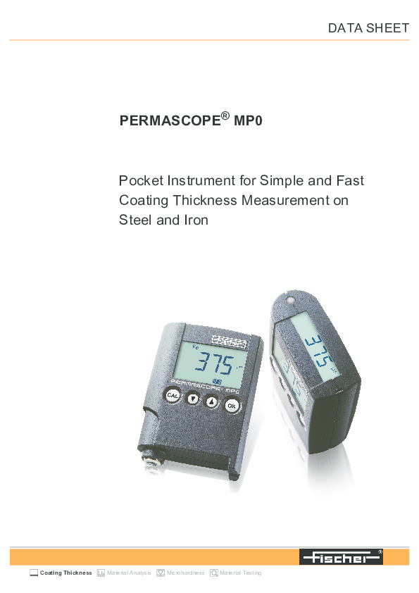 (PDF) DATA SHEET Coating Thickness Material Analysis Microhardness ...