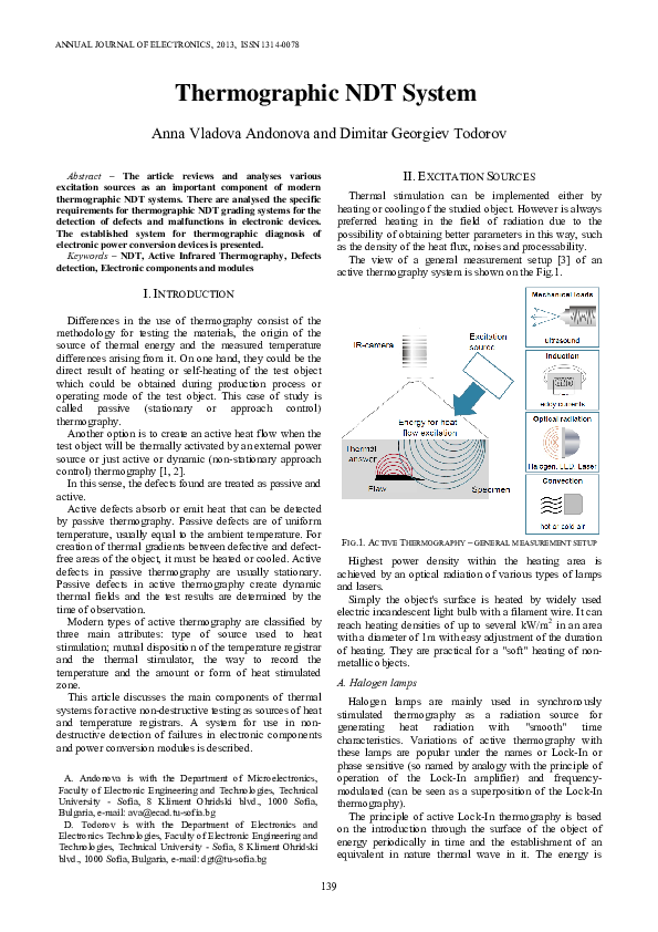 (PDF) Thermographic NDT System