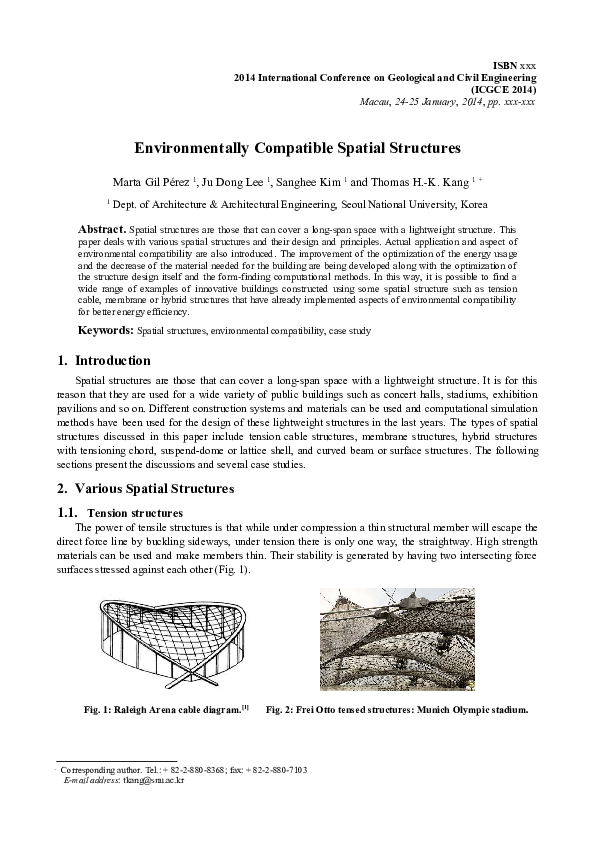 (DOC) Environmentally Compatible Spatial Structures