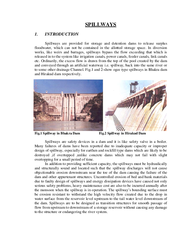 (PDF) Spillway