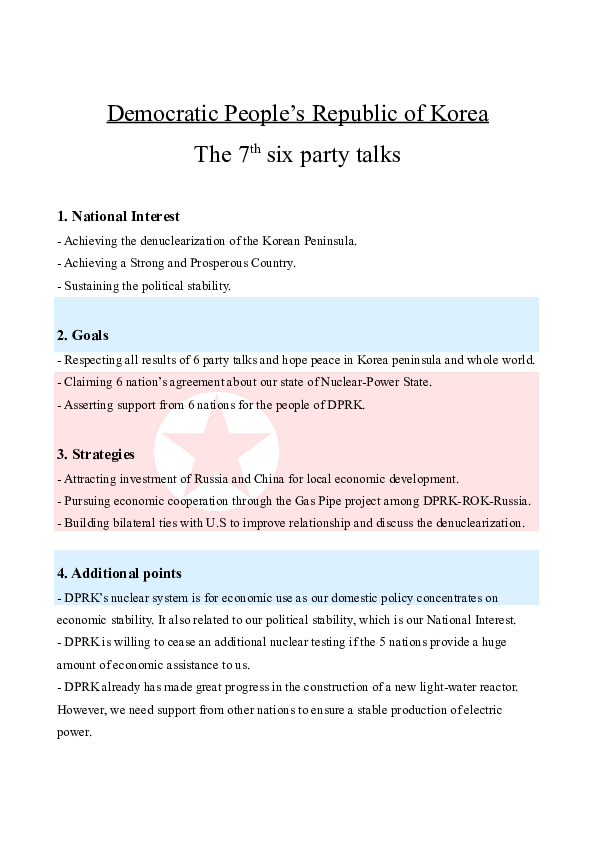 (DOC) Democratic People's Republic of Korea