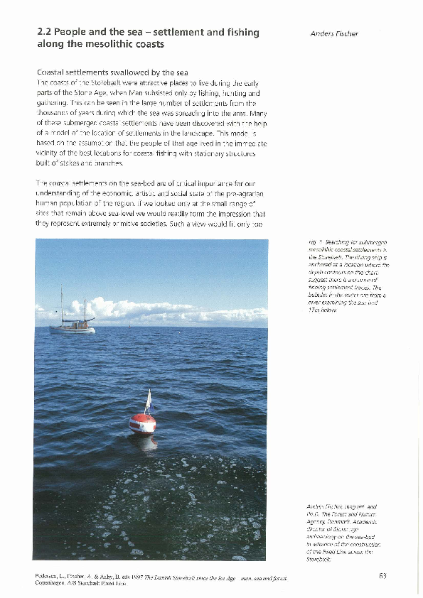 (PDF) People and the sea -settlement and fishing along the Mesolithic ...