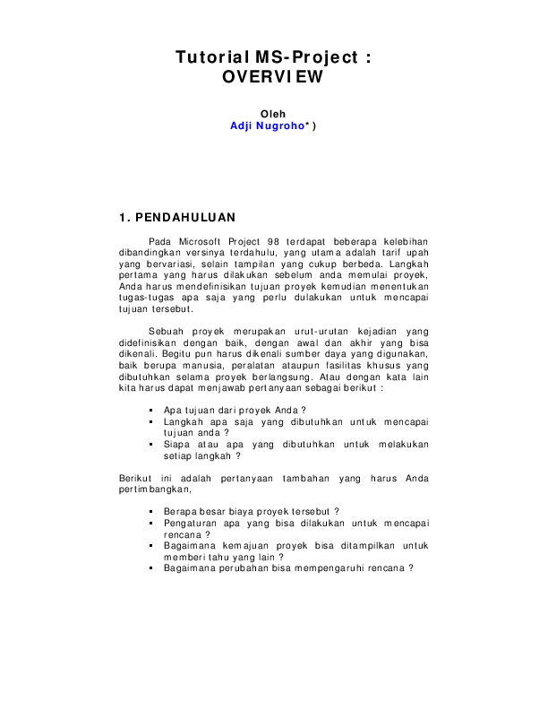 (PDF) MS Project
