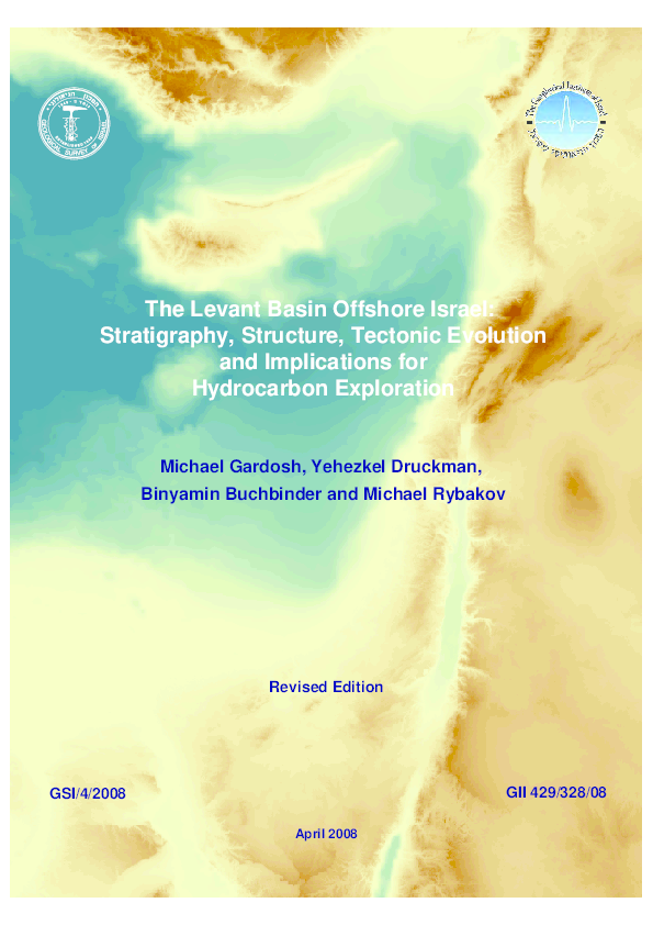 (PDF) The Levant Basin Offshore Israel: Stratigraphy, Structure ...