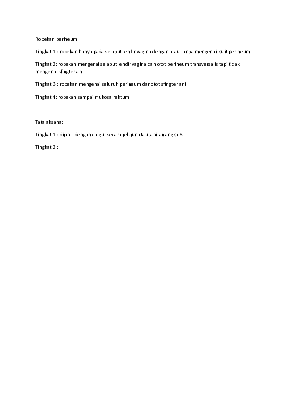 (DOC) Robekan perineum
