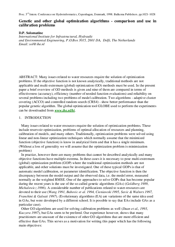 Problème d'optimisation ou d'extremas