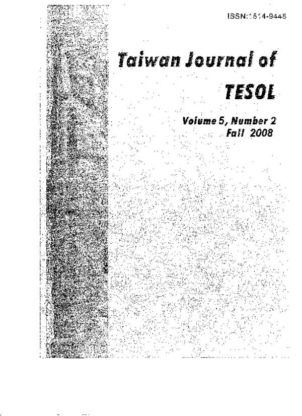 (PDF) 2008 02 Taiwan Journal of TESOL Metaphorical Thinking