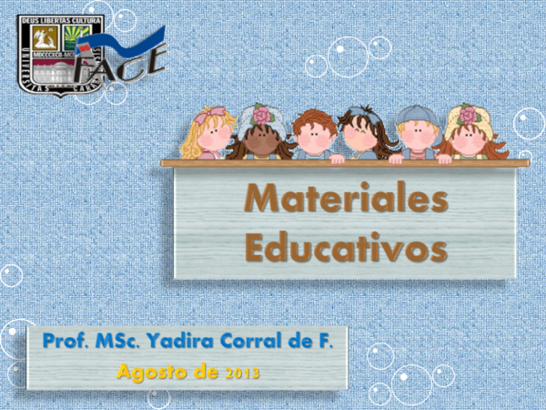 (PPT) MATERIALES EDUCATIVOS-PRESENTACIÓN POWERPOINT