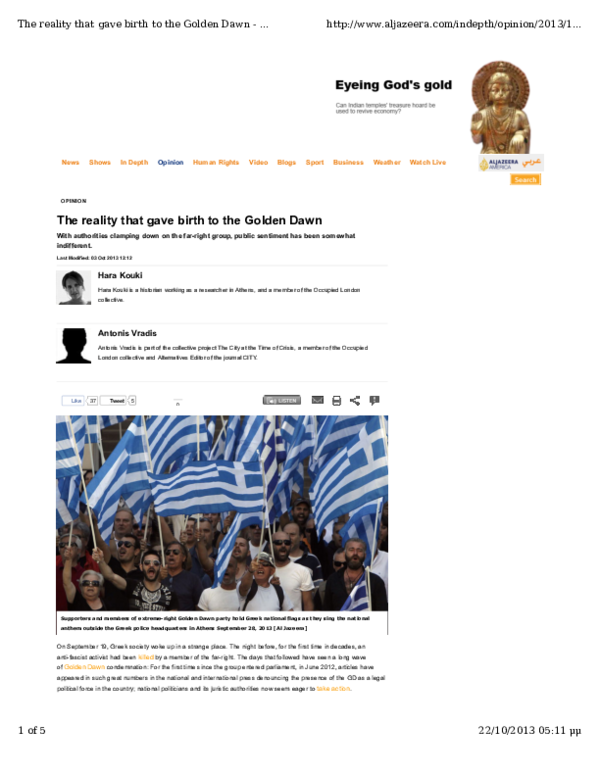 (PDF) The reality that gave birth to the Golden Dawn