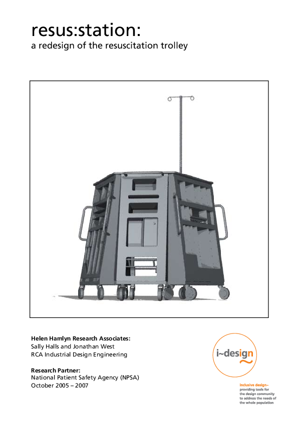 (PDF) resus:station: a redesign of the resuscitation trolley
