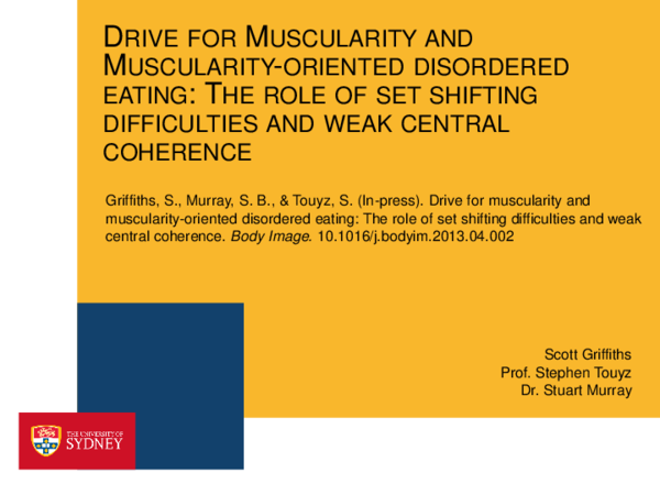 (PPT) Drive for muscularity and muscularity-oriented disordered eating ...