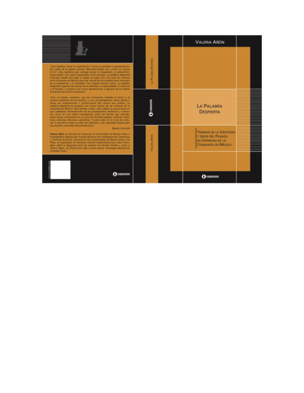 (PDF) La palabra despierta. Tramas de la identidad y usos del pasado en ...