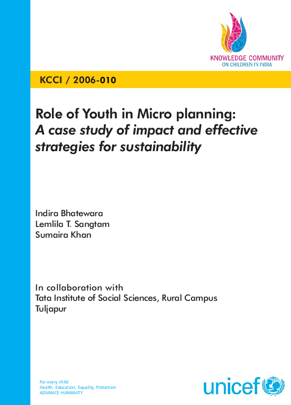 (PDF) Youth and Micro Planning