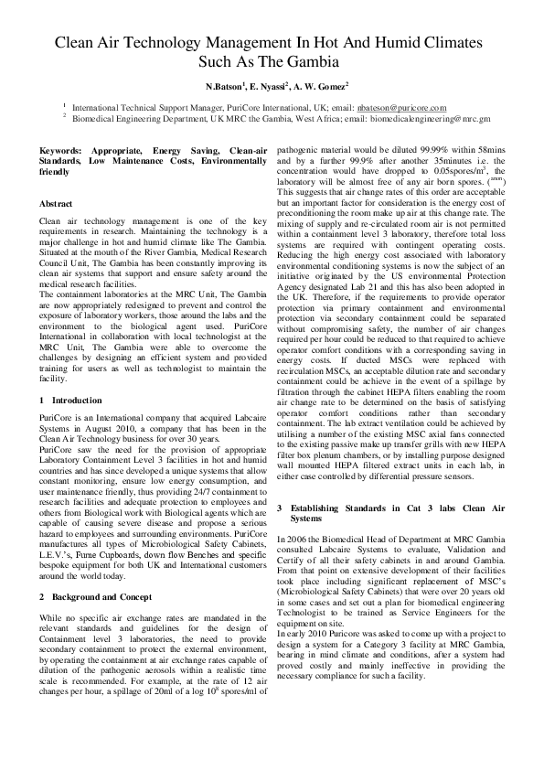 (PDF) ATH paper Clean Air Technology