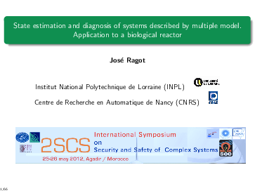 (PDF) State estimation and diagnosis of systems described by multiple model. Application to a ...