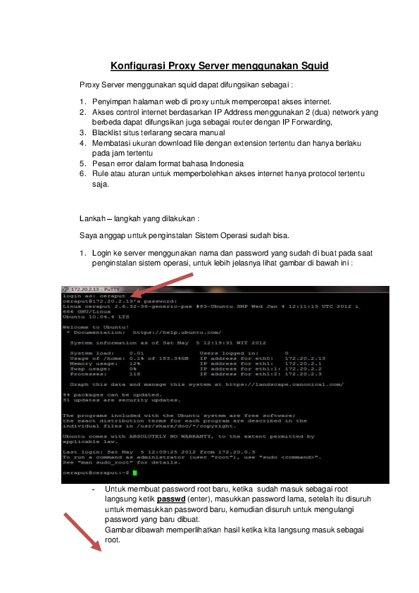 Modul Proxy Server dengan Squid, Squid Report dengan Sarg dan DNS ... Modul Proxy Server dengan Squid, Squid Report dengan Sarg dan DNS ...