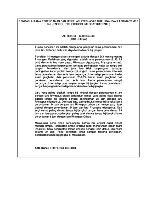 (PDF) PENGARUH LAMA PERENDAMAN DAN JENIS LARU TERHADAP MUTU DAN DAYA ... (PDF) PENGARUH LAMA PERENDAMAN DAN JENIS LARU TERHADAP MUTU DAN DAYA ...
