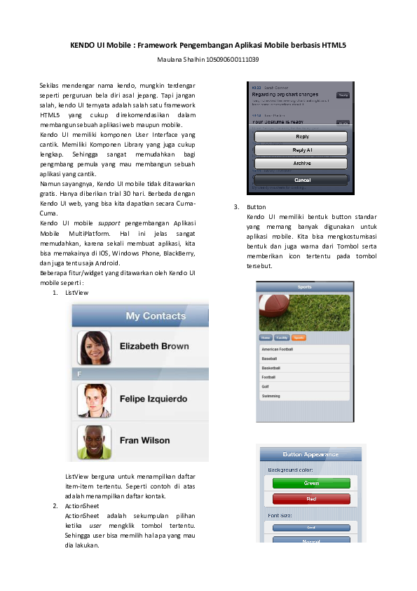 (DOC) KENDO UI Mobile : Framework Pengembangan Aplikasi Mobile berbasis HTML5 Maulana Shalhin ...