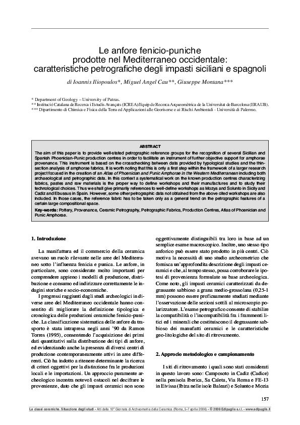 (PDF) Le anfore fenicio-puniche prodotte nel Mediterraneo occidentale ...