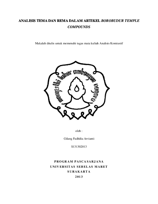 (DOC) Assignment anakon analisis tema rema