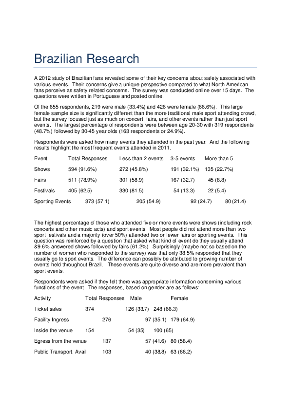 (PDF) Brazilian Research - Crowd Management