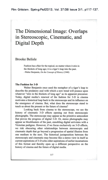 (PDF) The Dimensional Image: Overlapping Dimensions of Stereoscopic ...