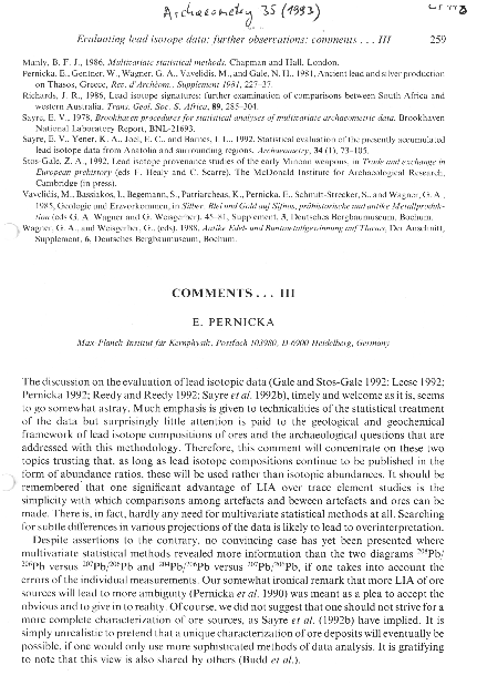 (PDF) COMMENTS ON P. BUDD, D. GALE, A. M. POLLARD, R. G. THOMAS AND P ...