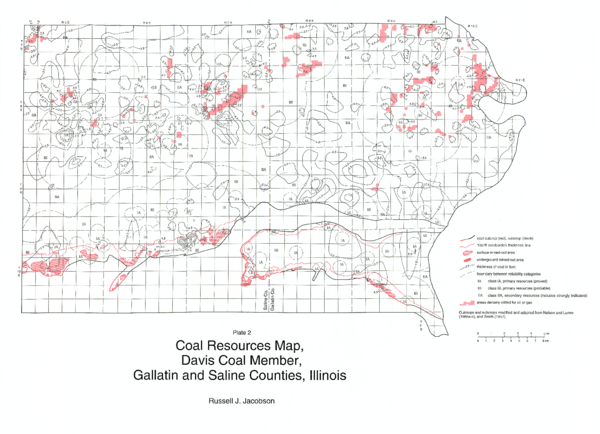 (PDF) Coal resources map, Davis Coal Member, Gallatin and Saline ...