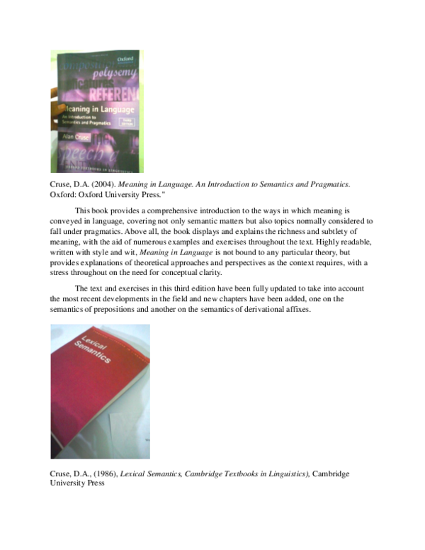 (DOC) semantics' books