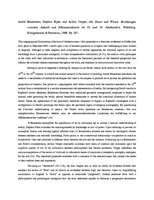 (PDF) [Review of] Astrid Bauereisen, Stephan Pabst, Achim Vesper (eds ...