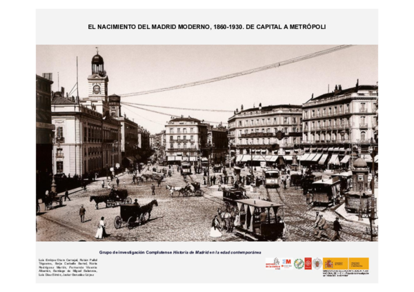 (PDF) El nacimiento del Madrid moderno, 1860-1930. De capital a metrópoli