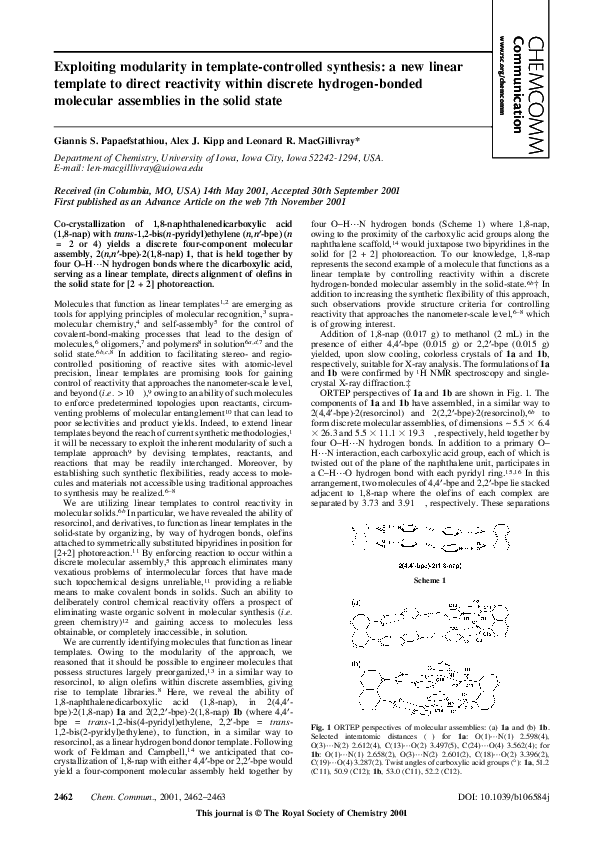 (PDF) Chem. Commun. 2001, 2462