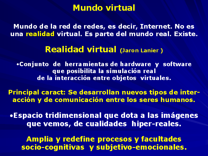 (PPT) REALIDAD VIRTUAL. DEBATES ACTUALES