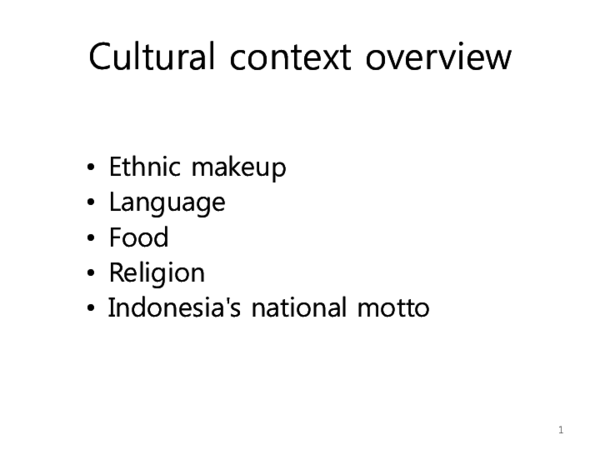 (PPT) Cultural context overview